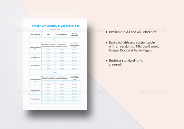 90+ Action Plan Templates - Word, Excel, PDF, Apple Pages