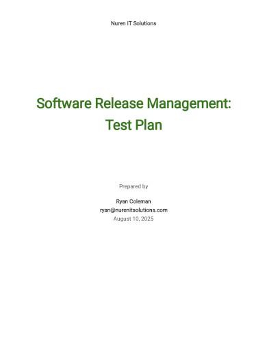 26+ Simple Test Plan Templates - Word, PDF