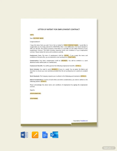 55+ Simple Letter of Intent Templates - PDF, DOC