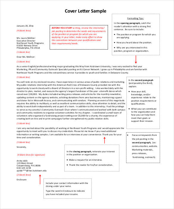 54 Simple Cover Letter Templates PDF DOC