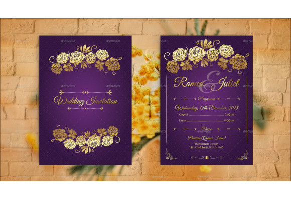 37+ Traditional Wedding Invitation Templates – PSD, AI, Word