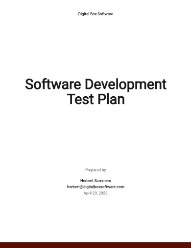 26+ Simple Test Plan Templates - Word, PDF