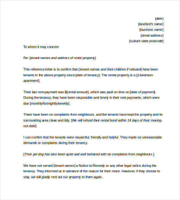 25+ Reference Letter Templates - DOC, PDF