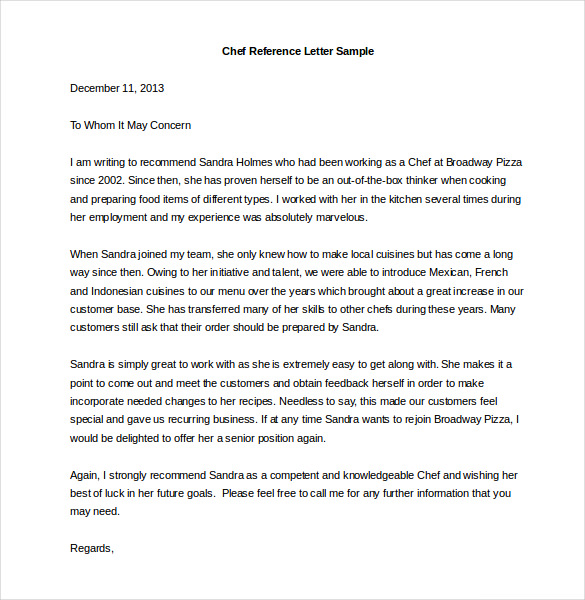 25 Reference Letter Templates DOC PDF