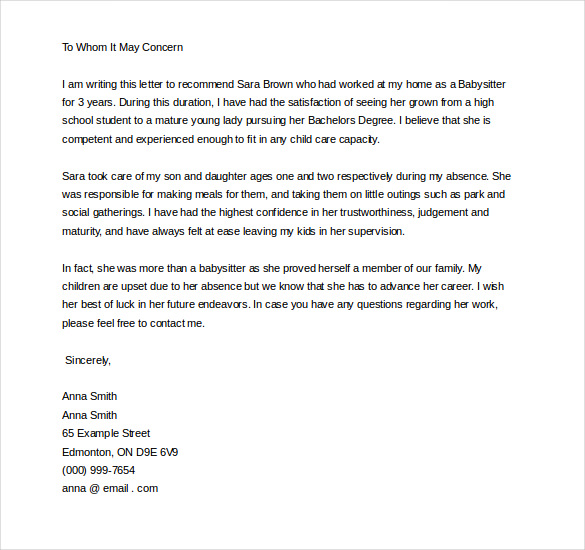 25+ Reference Letter Templates - DOC, PDF