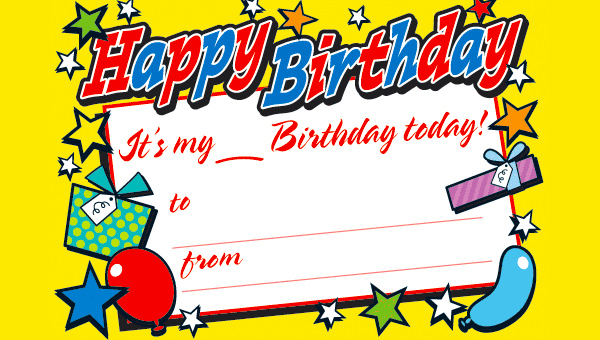 20 Birthday Certificate Templates PSD EPS In Design Publisher