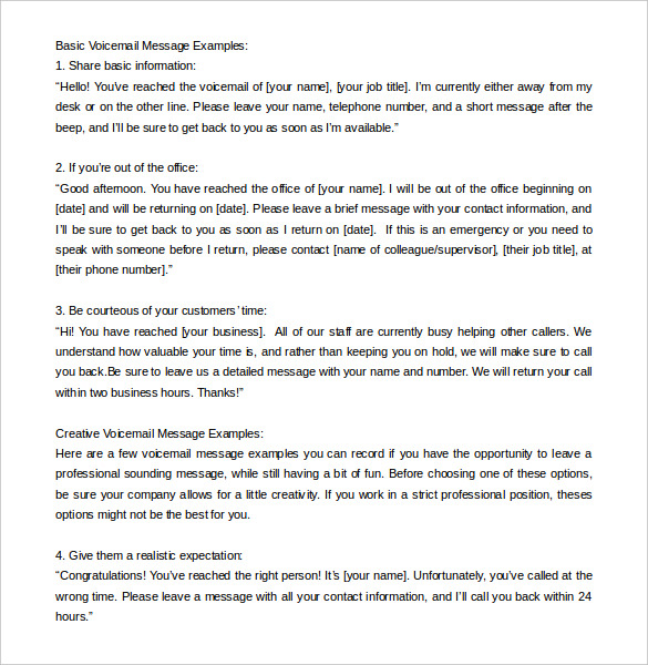 19+ Message Template - Free Word, PDF Documents Download!