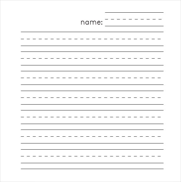 13 Lined Paper Templates DOC PDF Excel