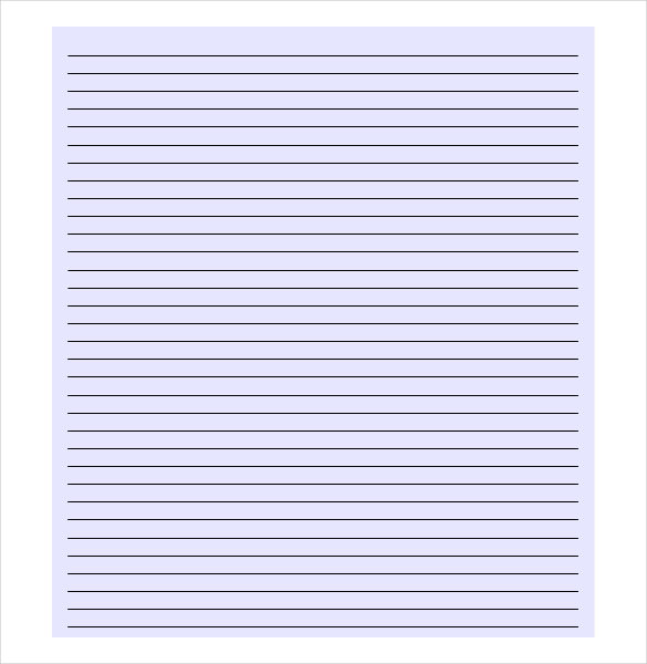 13+ Lined Paper Templates - DOC, PDF, Excel