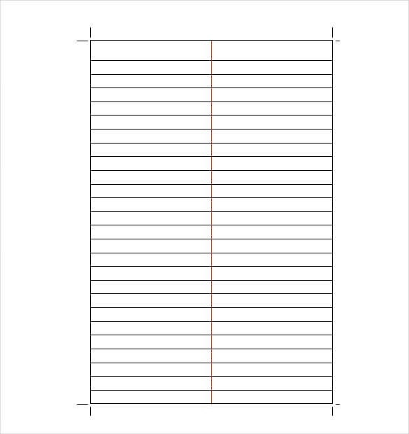 13+ Lined Paper Templates - DOC, PDF, Excel