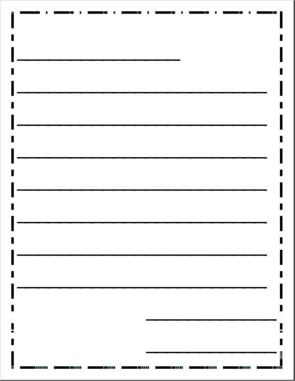 Free Printable Friendly Letter Writing Paper Discover The Beauty Of 