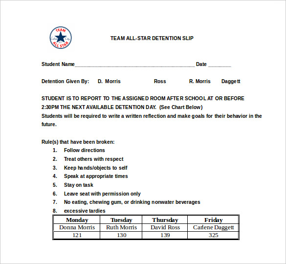 Slip Template - 13+ Free Word, Excel, PDF Documents Download!
