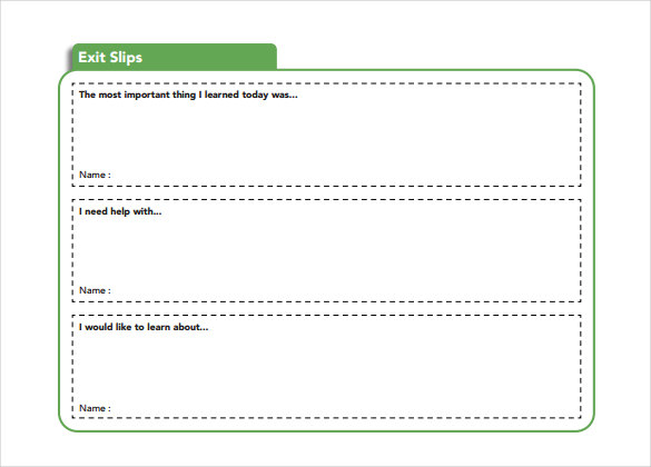 Slip Template - 13+ Free Word, Excel, PDF Documents Download!