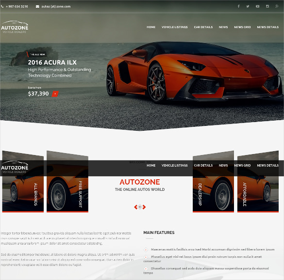 28+ Car Dealer Website Themes & Templates