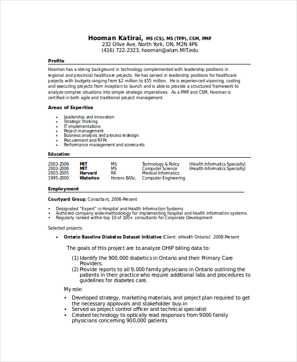 Computer Science Resume Template - 8+ Free Word, PDF Documents Download