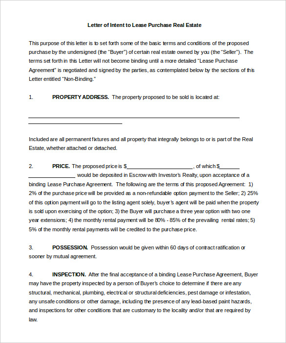 Free Intent Letter Templates - 18+ Free Word, PDF Documents Download!