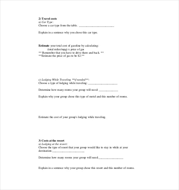 10+ Vacation Budget Template - Free Sample, Example, Format Download!