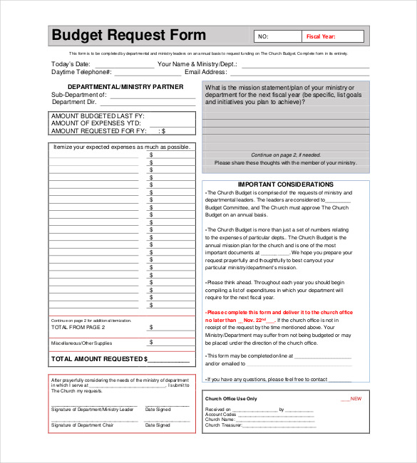 16 Church Budget Templates Docs Excel PDF