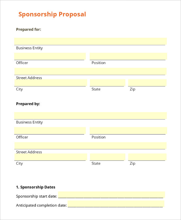 Microsoft Word Sponsorship Form TemplateDownload Free Software Programs 
