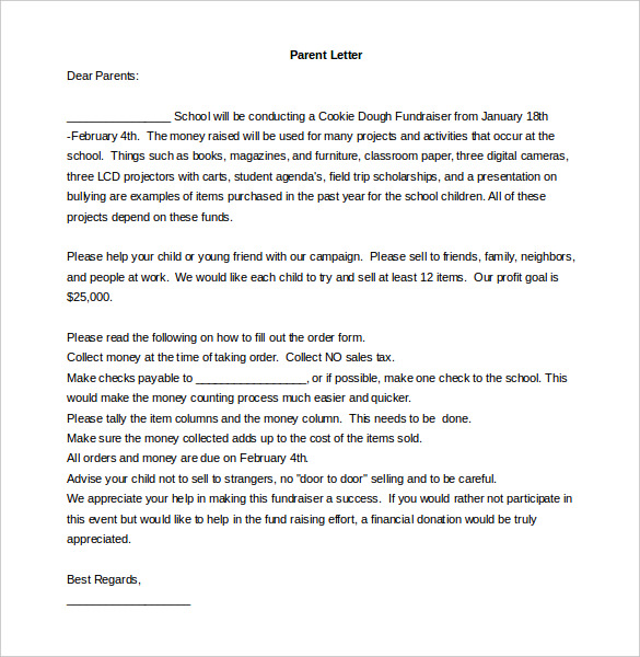 Fundraising Letter Template – 7+ Free Word, PDF Documents Download!