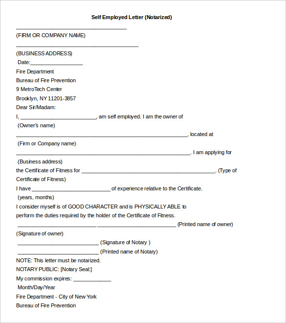 7+ Notarized Letter Template - DOC, PDF