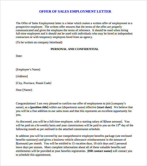 10+ Sales Letter Templates - PDF, DOC