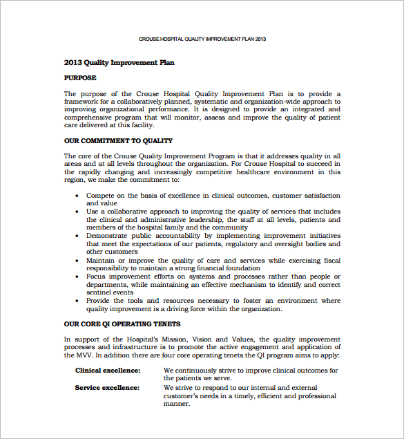 10 Performance Improvement Plan Templates Free Sample Example