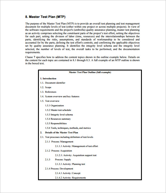 15+ Test Plan Templates - PDF, DOC
