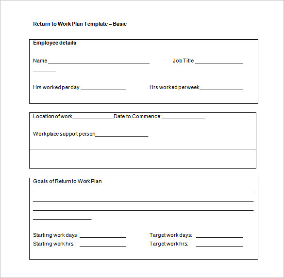 Work Plan Template - 12+ Free Word, PDF Documents Download