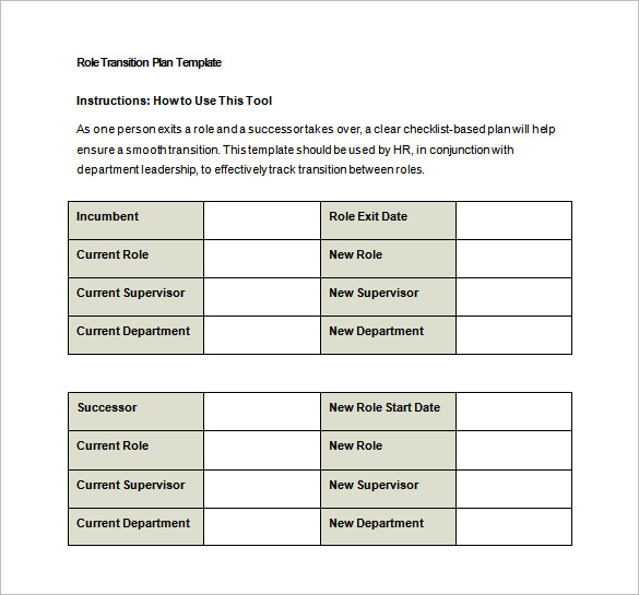 26+ Transition Plan Templates - Free Word, PDF Documents Download!