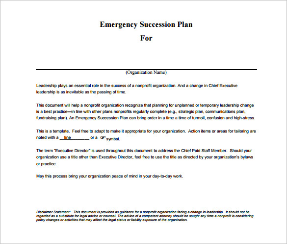 16+ Succession Plan Templates - Word, PDF, Google Docs