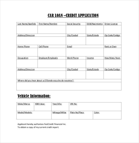 Credit Application Template - 35 + Examples in PDF, Word, Google Docs ...