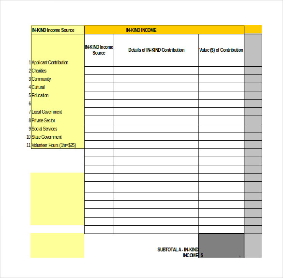 10 Excel Budget Templates Free Sample Example Format Download