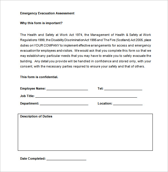 9+ Evacuation Plan Templates - Word, Google Docs, Apple Pages