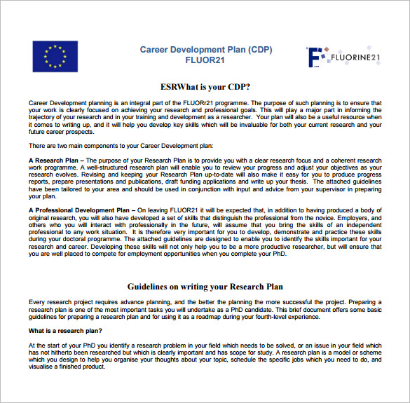 Career Development Plan Template 22 Free Word PDF Documents Download 