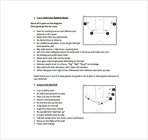 Basketball Practice Plan Template - 3 Free Word, Pdf, Excel Documents ...