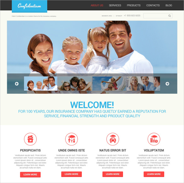 26+ Insurance Website Themes & Templates