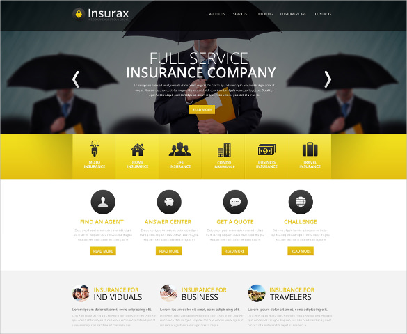 26+ Insurance Website Themes & Templates