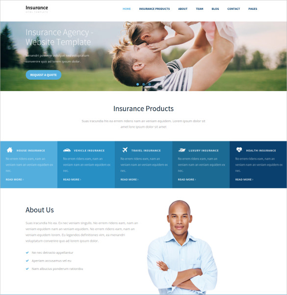 26+ Insurance Website Themes & Templates