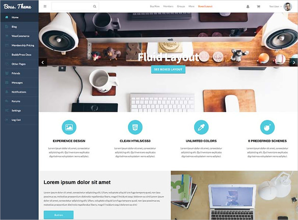 28+ Social Media Website Themes & Templates