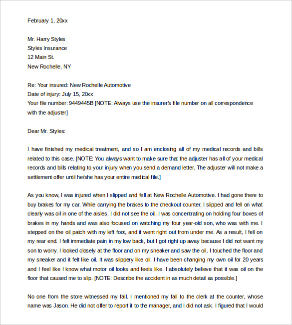 8+ Demand Letter Templates - Free Word, Google Docs, Apple Pages, PDF ...