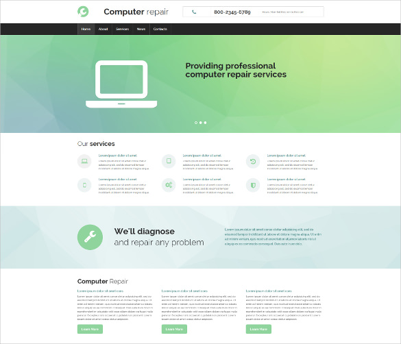 28+ Computer Repair Website Themes & Templates