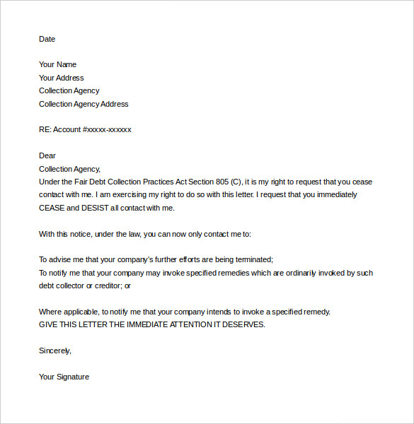 Cease And Desist Letter Template 16 Free Sample Example Format