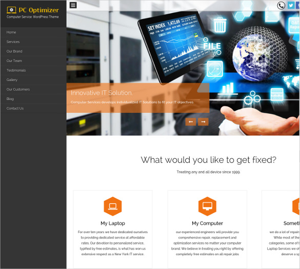 28+ Computer Repair Website Themes & Templates