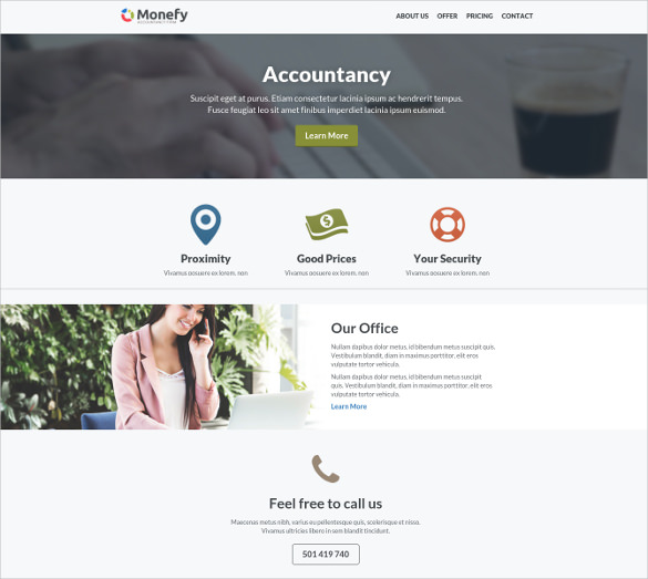 27+ Accounting Website Themes & Templates