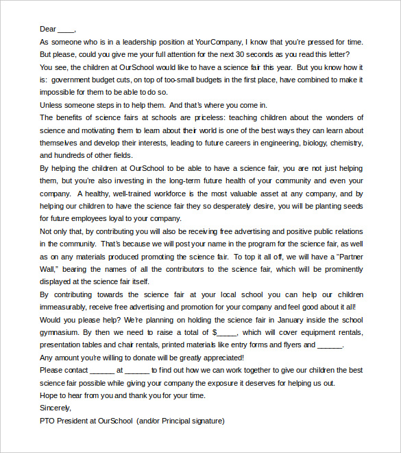 13 Donation Letter Templates Sample Example Format Download 