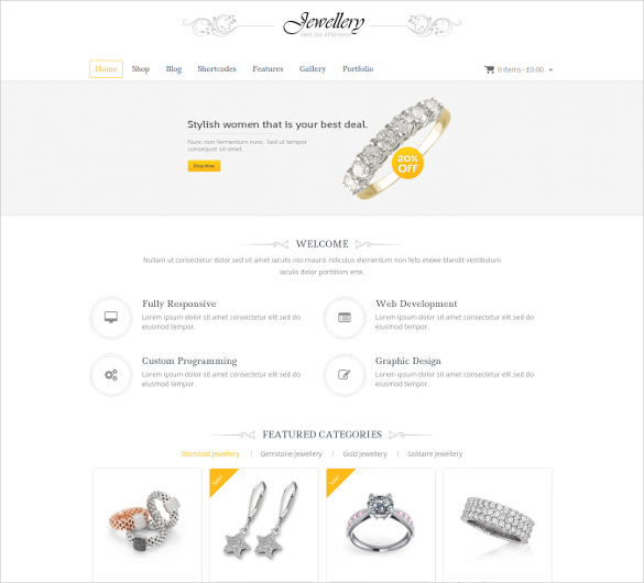 37+ Jewelry Website Themes & Templates