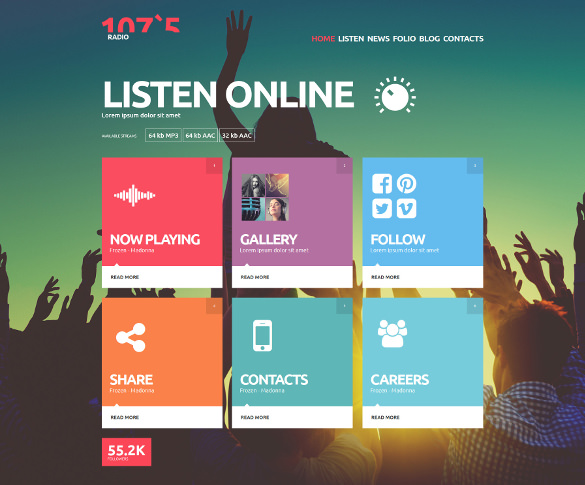 29+ Radio Station Website Themes & Templates