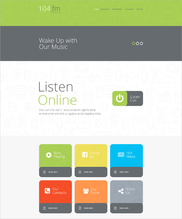 29+ Radio Station Website Themes & Templates