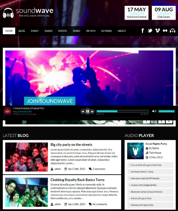 29+ Radio Station Website Themes & Templates